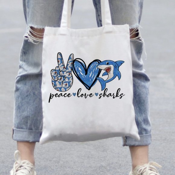 Storage & Organization | Nwt Shark Library Bag | Poshmark